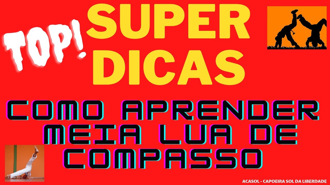 Como aprender meia lua de compasso rápido! (03 dicas infalíveis) - YouTube