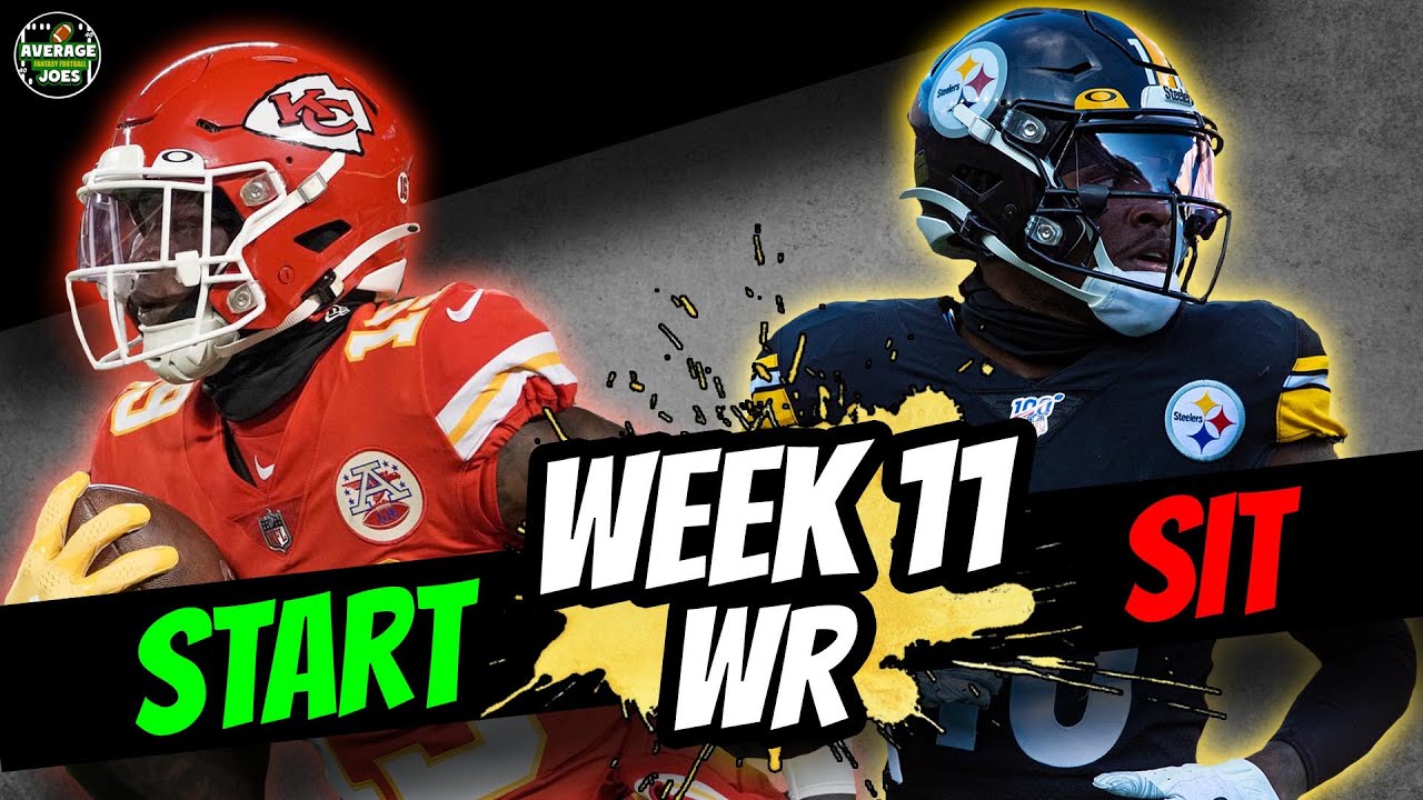 Fantasy Football 2022 Wide Receiver Week 11 Must Start and Sits - YouTube