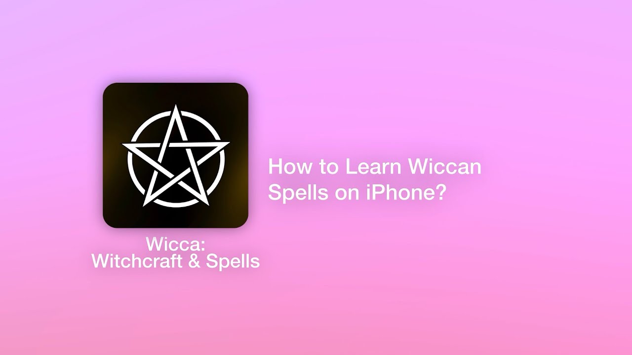 How to Learn Wiccan Spells on iPhone? - YouTube