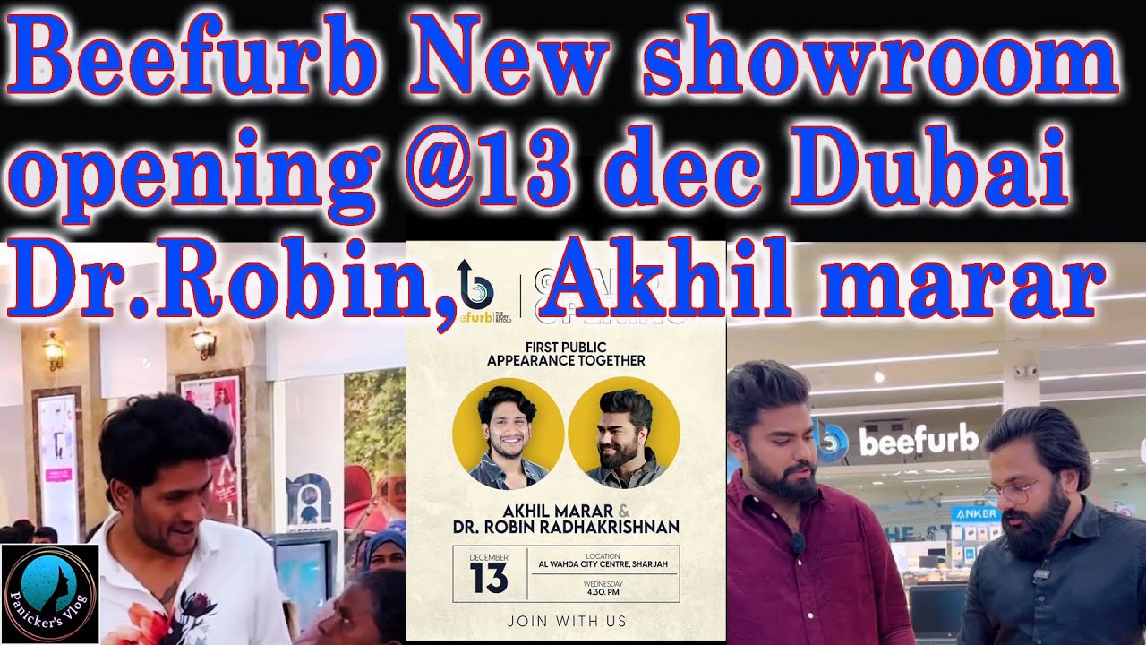 Beefurb New showroom opening @13dec |dr robin radhakrishnan |akhil ...