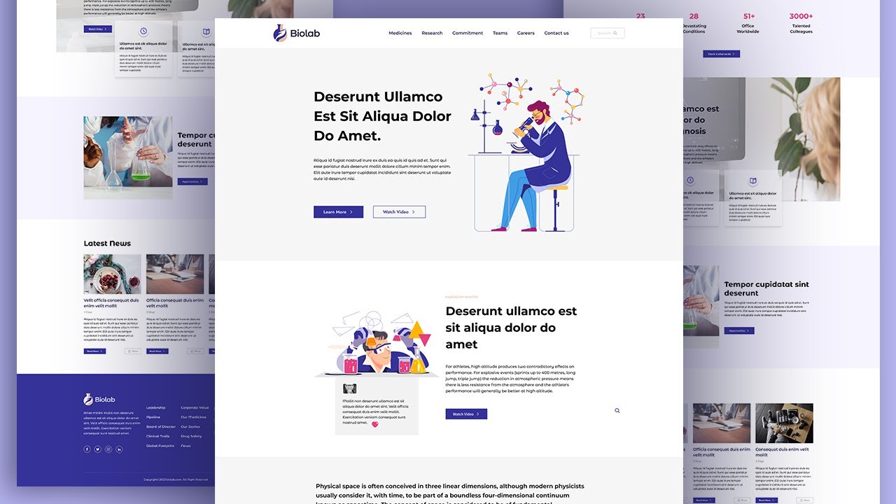 Hospital Website Design Figma | Medical Website Design in Figma - YouTube
