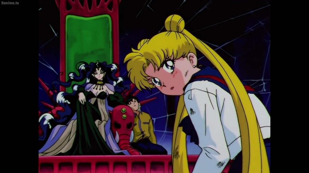 Sailor Moon Sailor Stars VIZ Sub Kotono Mitsuishi Usagi Hate's Nehelnia ...
