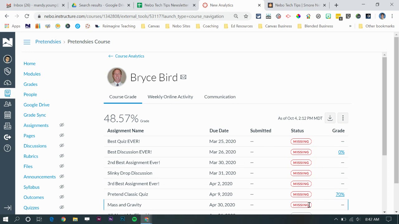 New Analytics in Canvas - YouTube