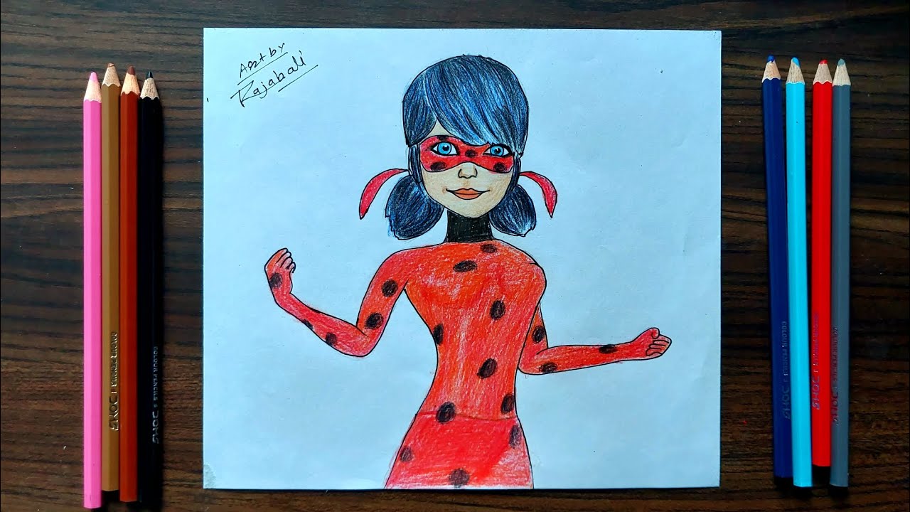 How to Draw Miraculous Ladybug|Drawing Of Miraculous Ladybug - YouTube