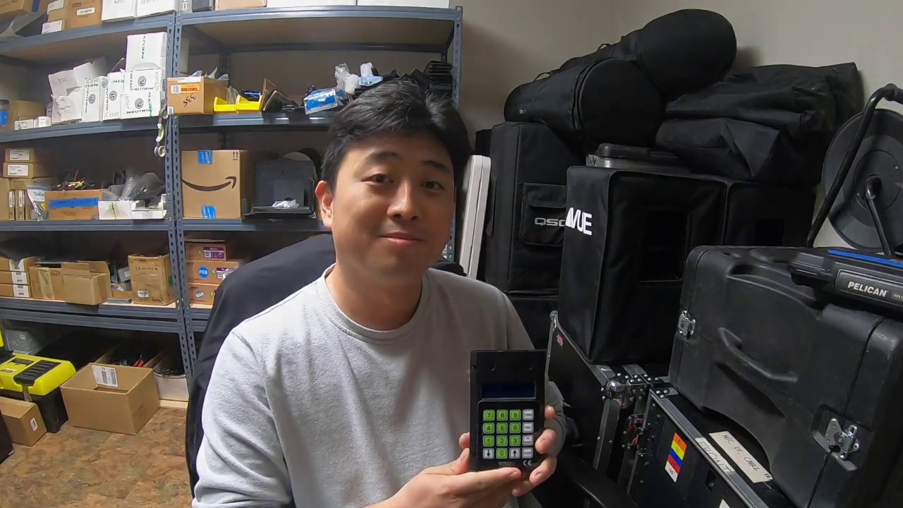 조명 DMX 테스터기 - DXT1 - YouTube