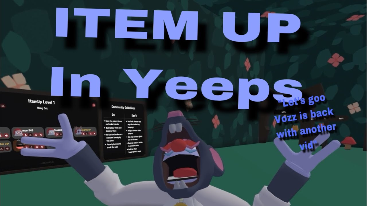 Item up in Yeeps with VIP - YouTube
