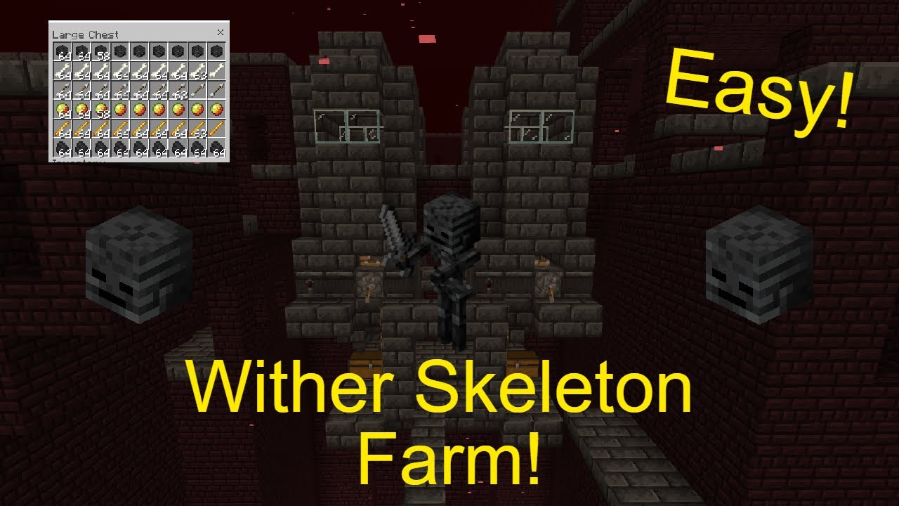 Easy 1 19 60 Wither Skeleton Farm Bedrock Edition YouTube easy-1-19-60-wither-skeleton-farm-bedrock-edition-youtube