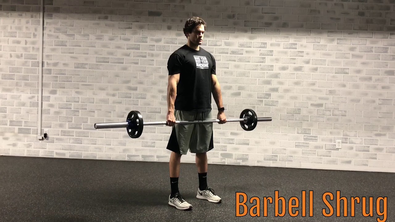 How-To: Barbell Shrug - YouTube
