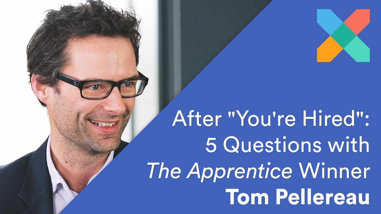 After "You're Hired": Apprentice Winner Tom Pellereau - YouTube