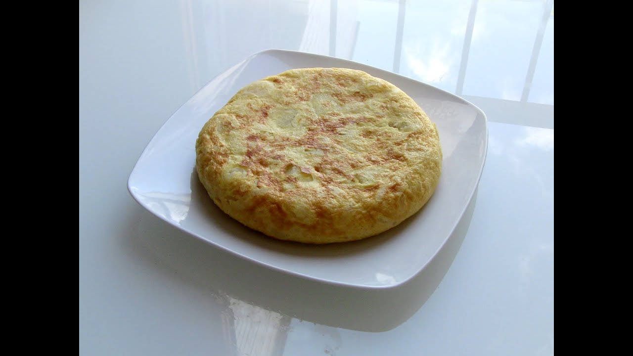 Tortilla de patatas light - YouTube