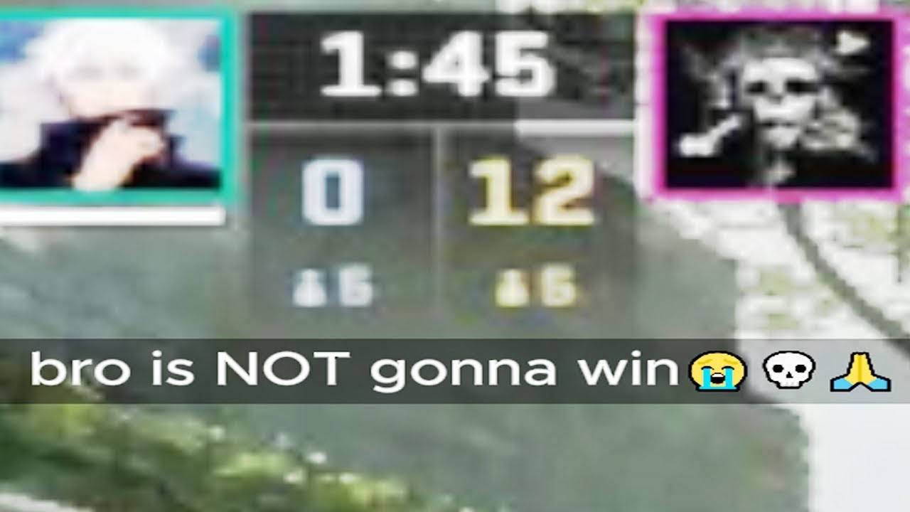 "bro is NOT gonna win😭💀🙏" - YouTube