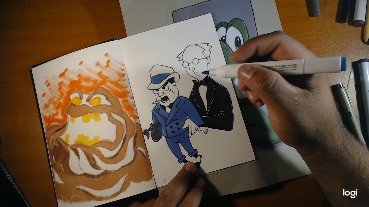 Lets Draw: The Ventriloquist-Scarface - YouTube