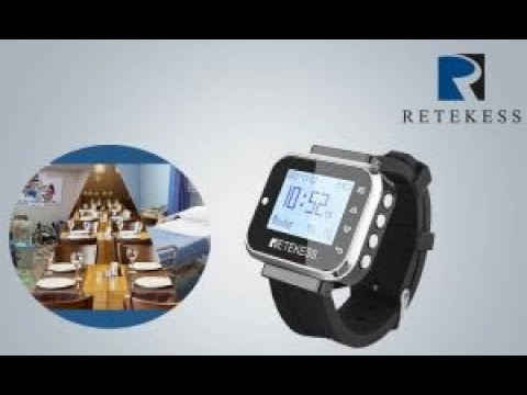 How To Set Retekess TD110 Watch Pager - YouTube