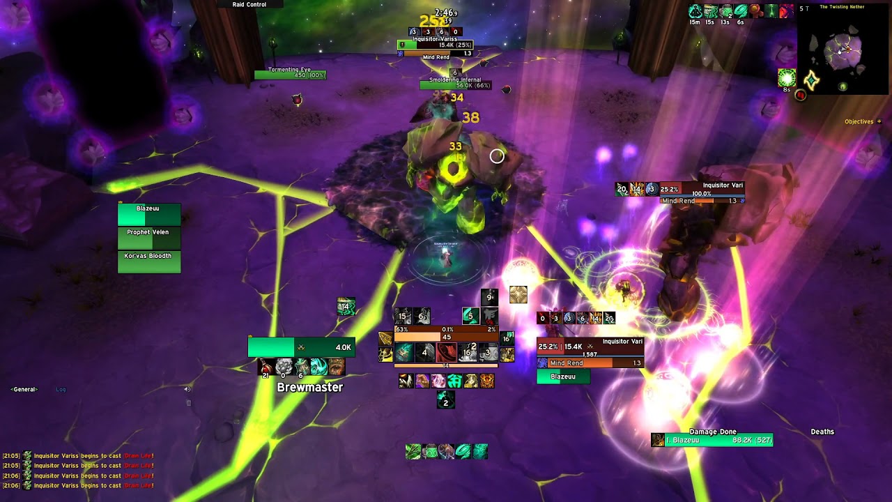 Brewmaster Monk - Timewalking Mage Tower - YouTube