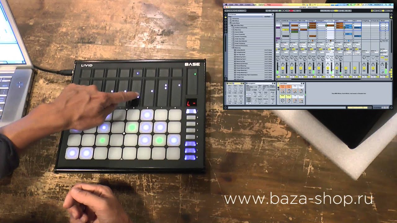 Livid BASE и Ableton Live 8. Подробный обзор. - YouTube