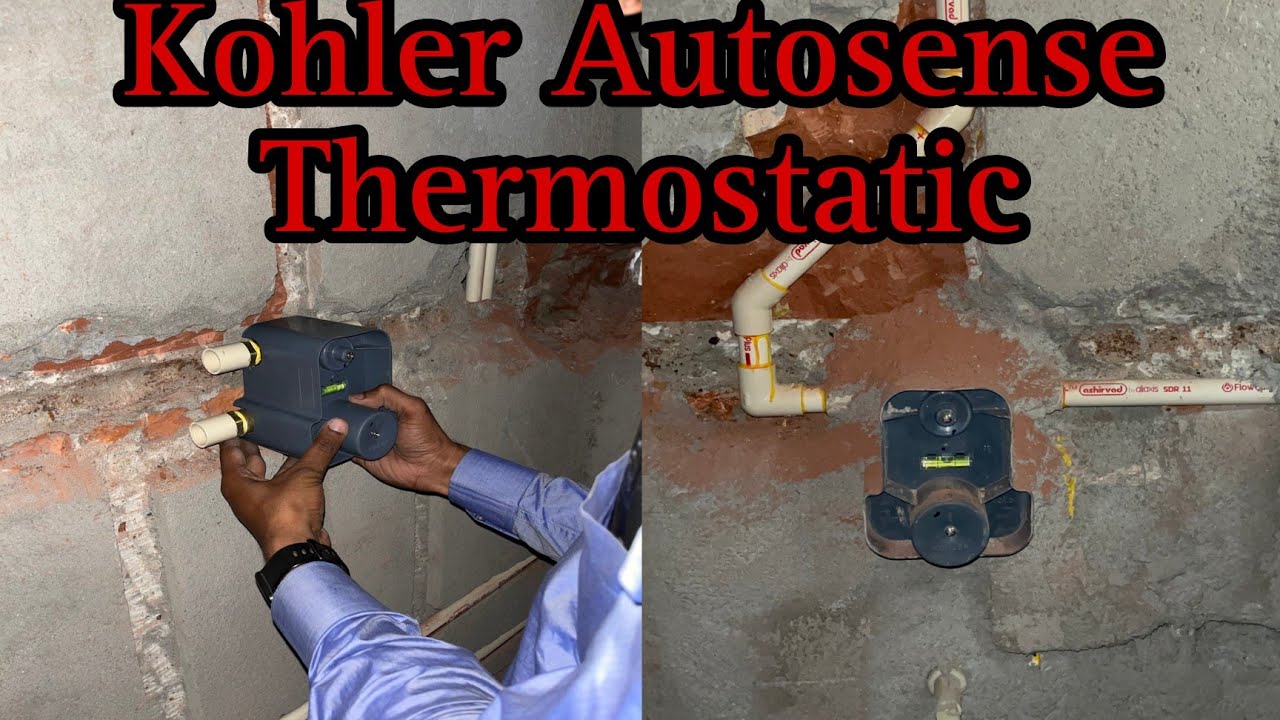 Kohler 20740IN-A-NA Autosense plus Thermostatic Diverter Installed ...