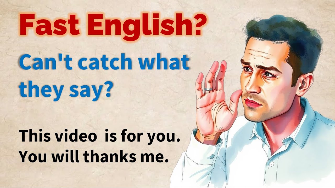 How To Understand Fast Spoken English | How To Learn English Alone ...
