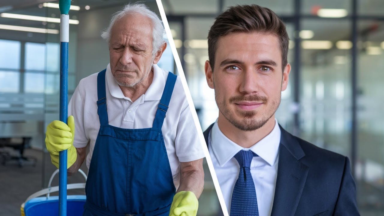 Rich Boss Finds Out Janitor Walks 5 Miles to Work, What He Parks in His ...