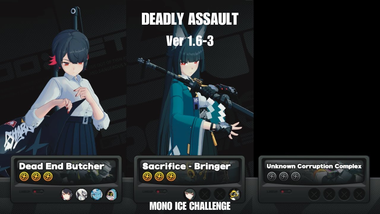 Mono Ice vs Deadly Assault v1.6-3 | Mono Ice Challenge | ZZZ - YouTube