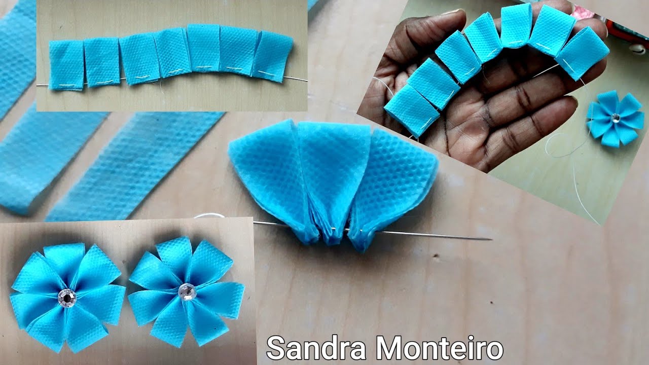 FLOR DE TNT | FACIL,RAPIDA E SUPER ECONÔMICA BY SANDRA MONTEIRO - YouTube