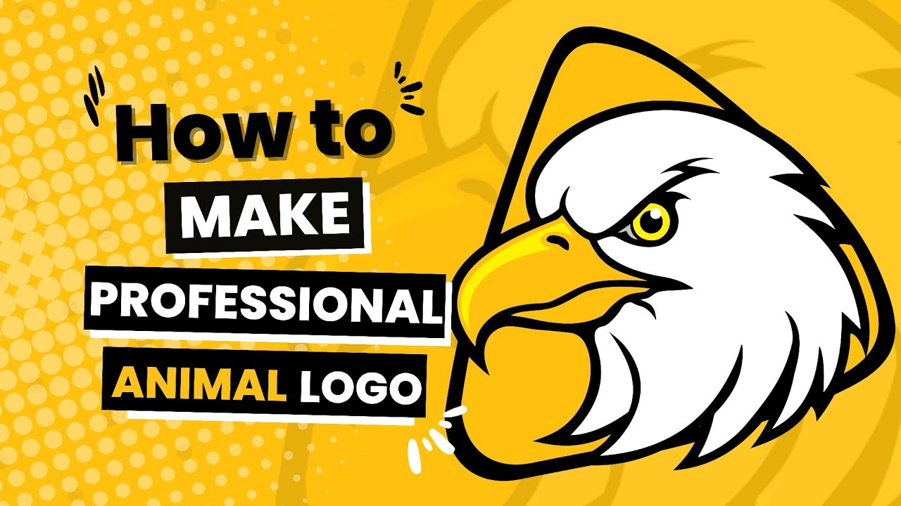 How to draw Animal Logo? (Canva Logo Tutorial) - YouTube