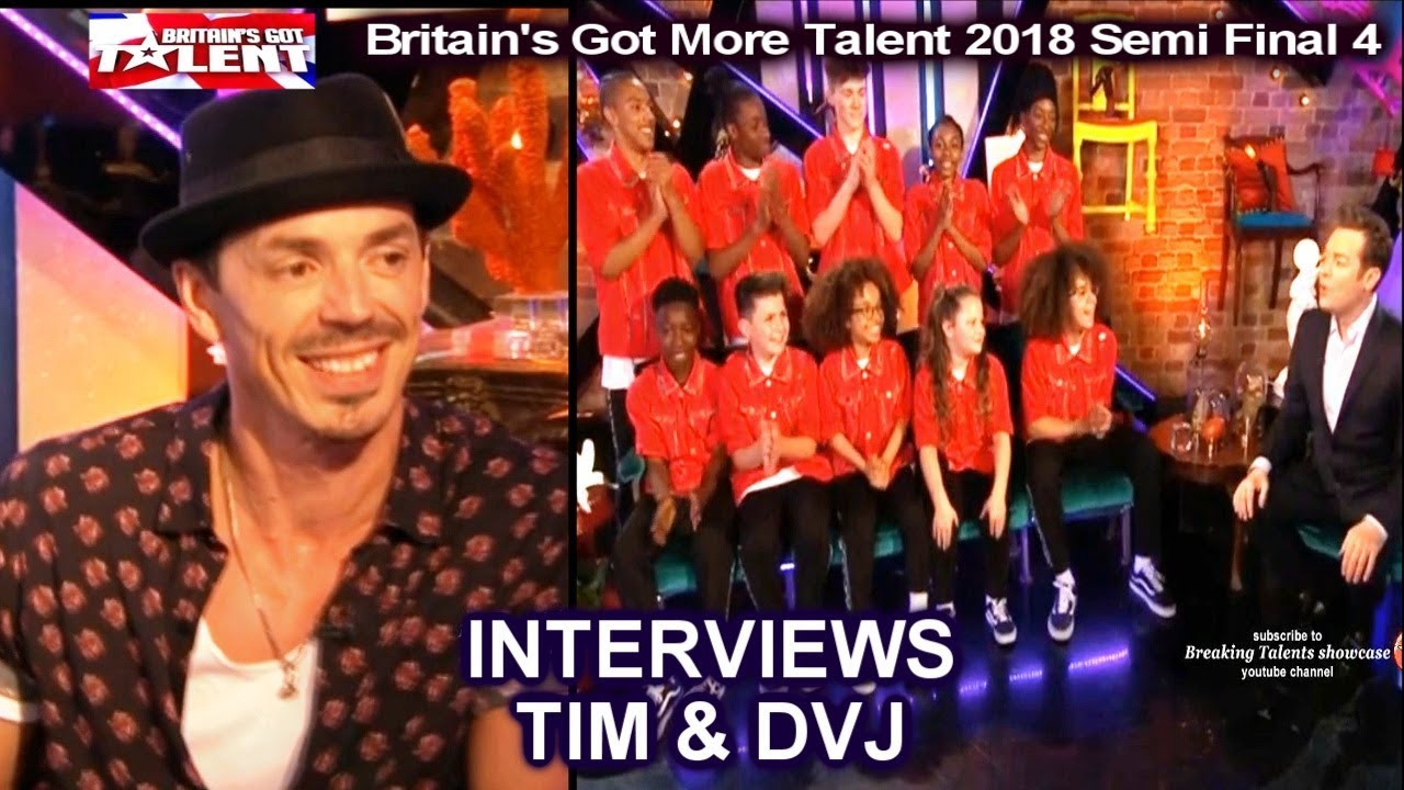 Interviews Finalists DVJ and Tim (of Tim and Jack) Britain's Got Talent ...