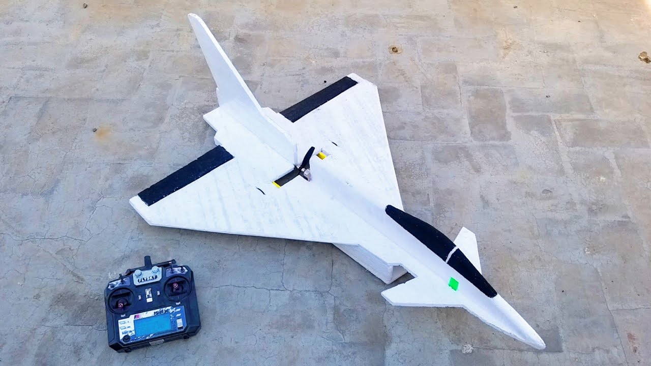 How To Make RC Plane | Easy DIY EUROFIGHTER TYPHOON - YouTube
