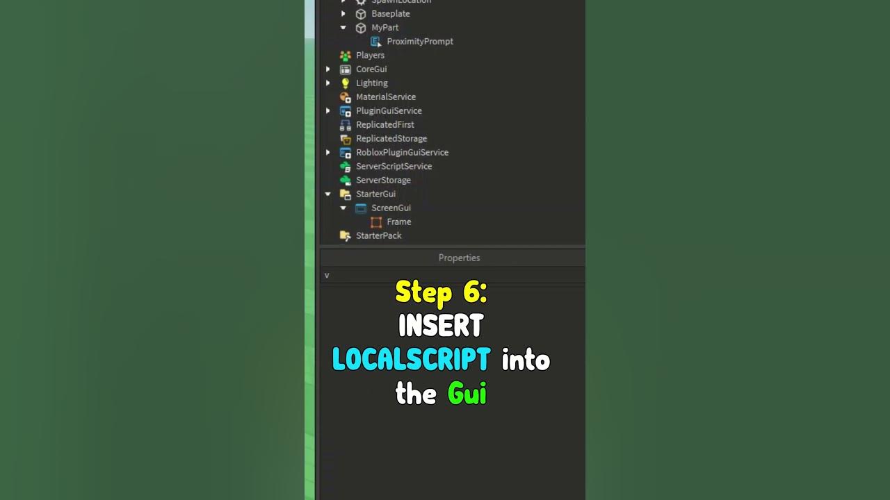 HOW TO MAKE E TO OPEN GUI PROMPT Roblox Studio!!! - YouTube