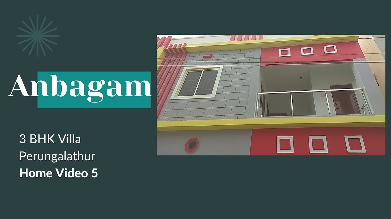 Villa for Sale in New Perungalathur | 3BHK - 900Sq. Ft Plot & 1724Sq ...