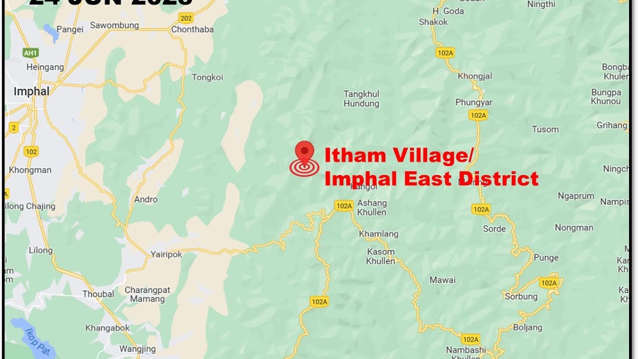 Manipur: Indian Army conducts operations in Itham Village in Imphal ...