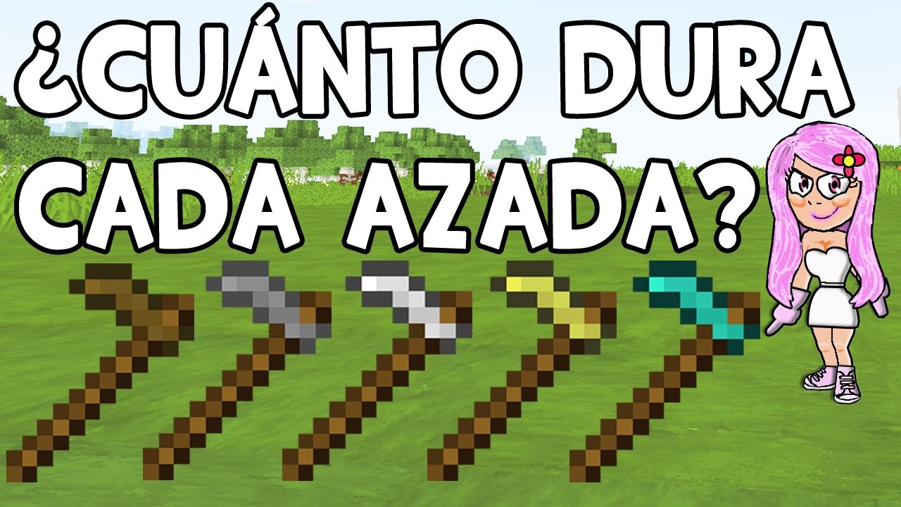 ¿CUÁNTO DURA UNA AZADA? CRAFTEAR AZADAS: CURIOSIDADES DE MINECRAFT ...