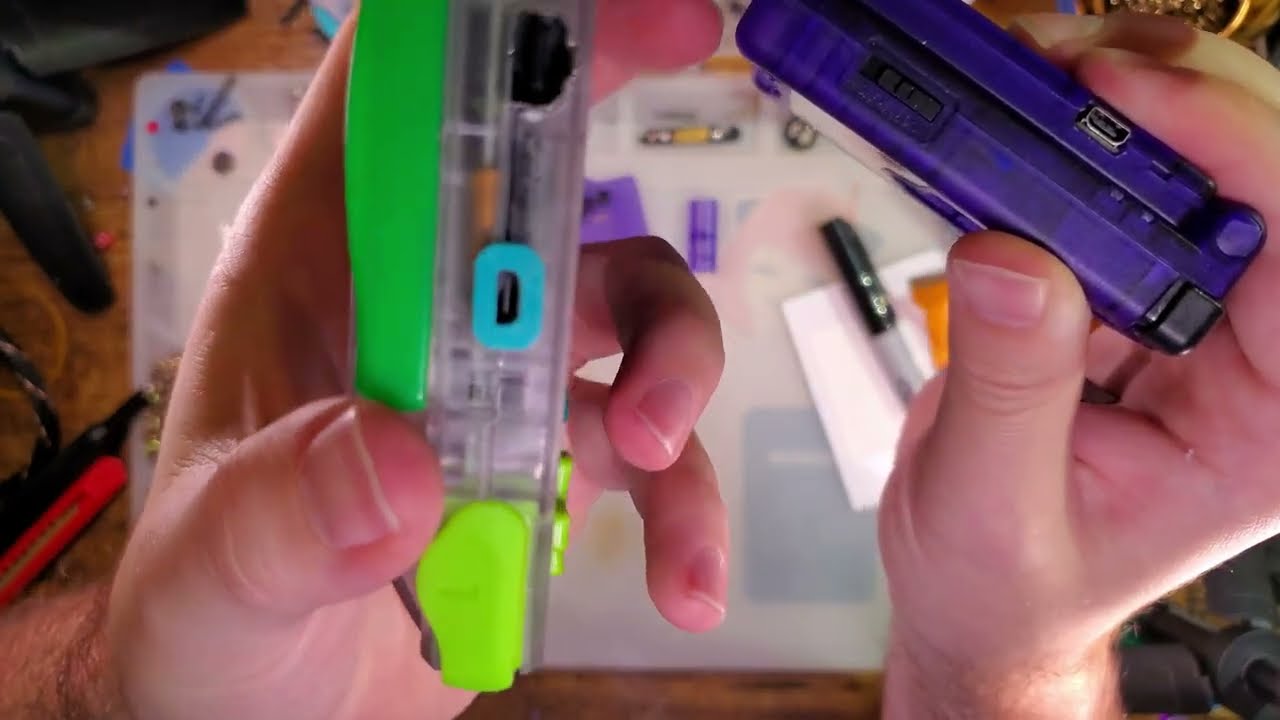 Game Boy Advance SP Internal HDMI and IPS Screen - YouTube