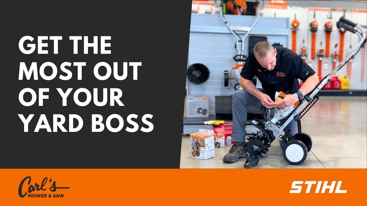 So You Own A STIHL MM 56 Yard Boss - YouTube