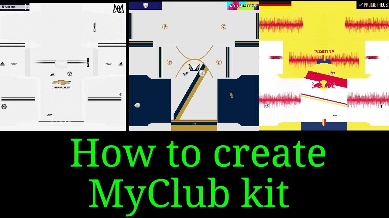 PES 2019| HOW TO CREATE MYCLUB KIT - YouTube