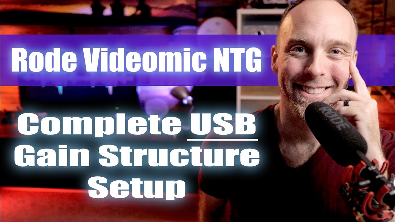 How to set up your Rode Videomic NTG via USB for the best sound. - YouTube