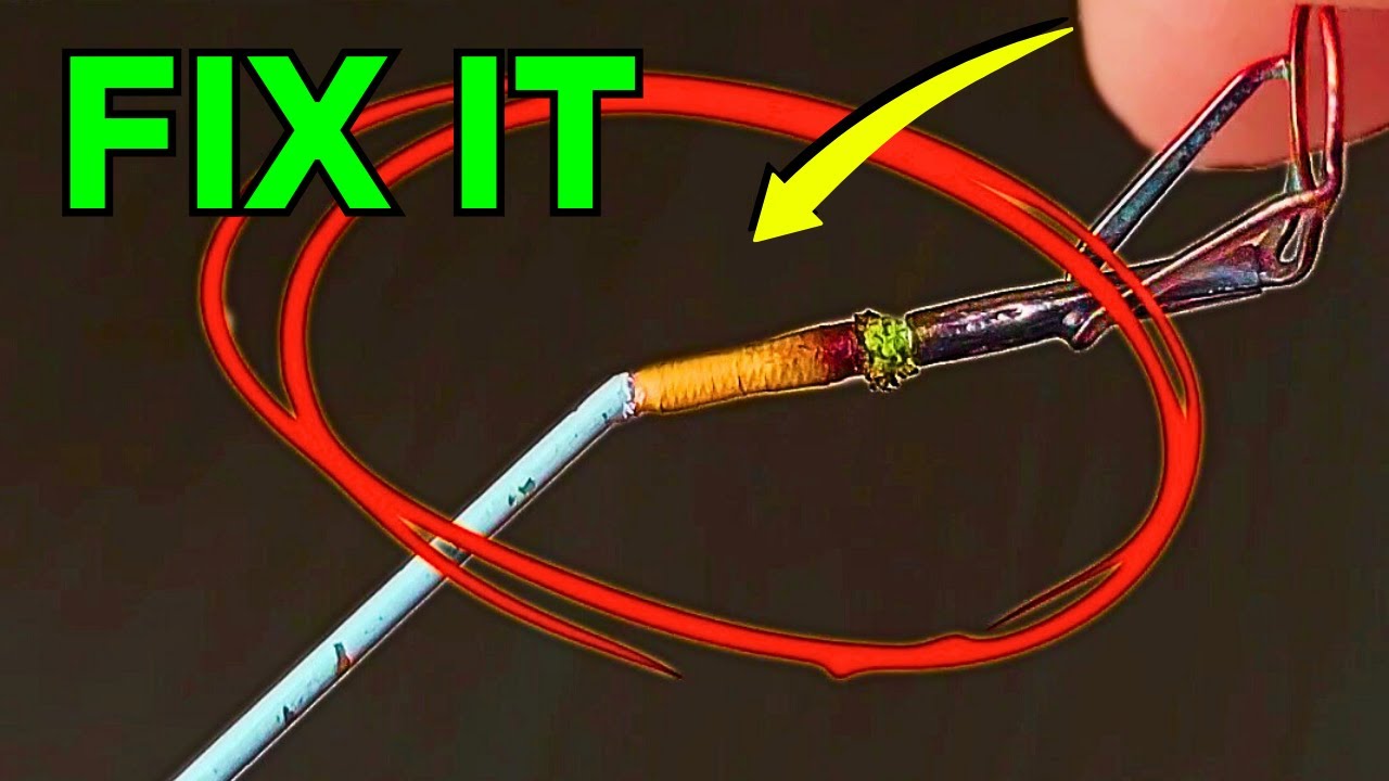 How To Fix Broken Fishing Rod - Easy Rod Repair - Fishing Hacks! - YouTube