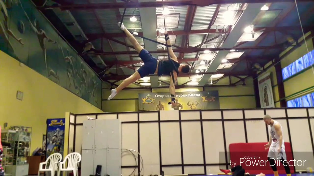 Aerial straps elements - YouTube