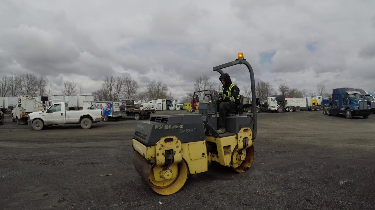 1999 BOMAG BW100AD-3 GX18751 - YouTube