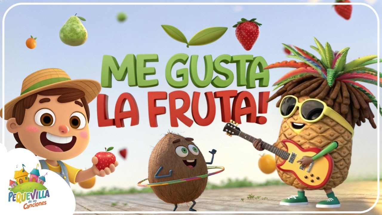 Me gusta la FRUTA 🍍🥝 Canción Infantil para FOMENTAR el Consumo de ...