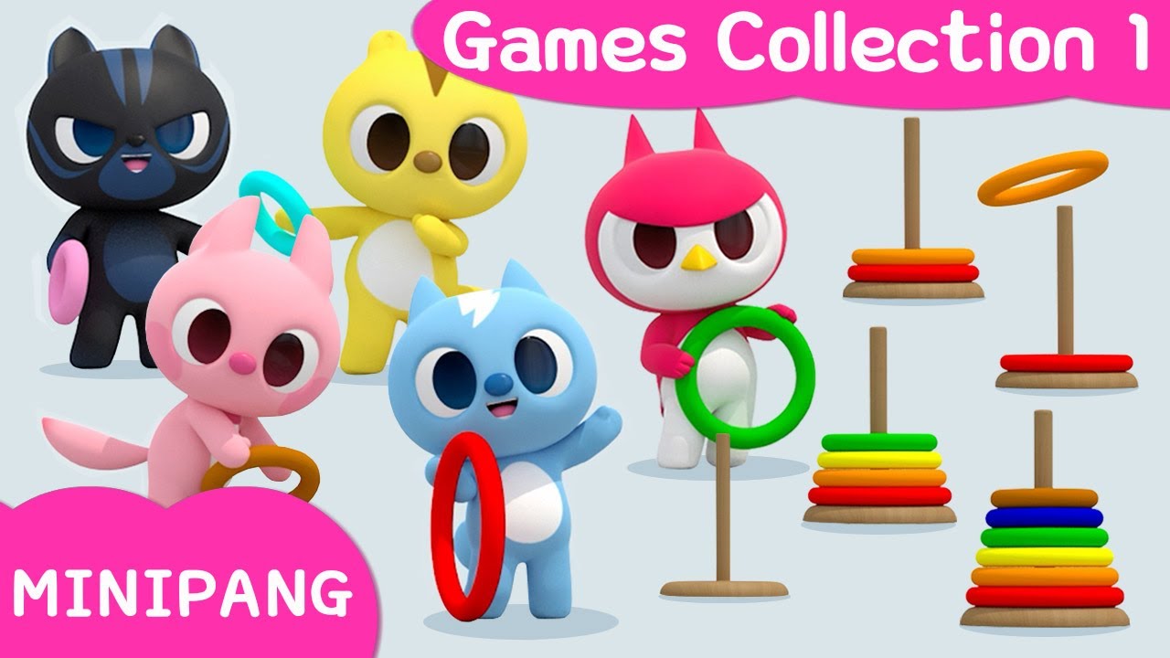 Learn colors with MINIPANG | 🕹️Games Collection1 | MINIPANG TV 3D Play ...