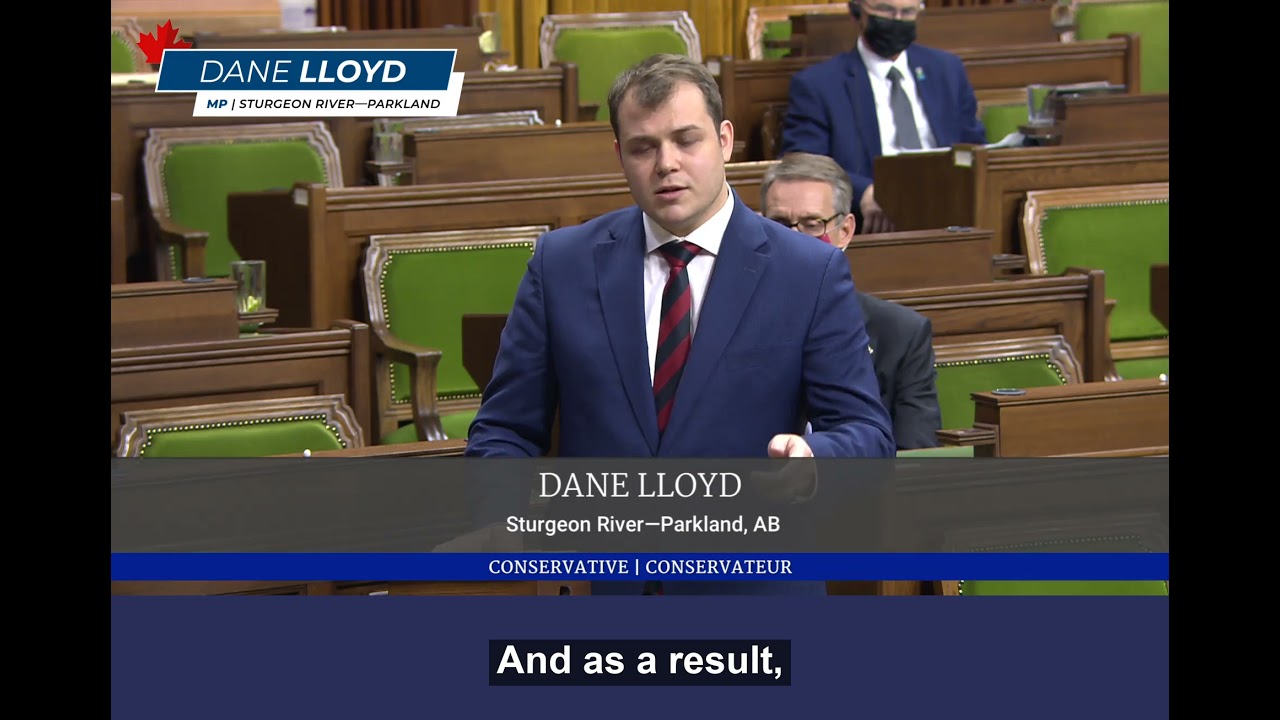 Dane Lloyd Challenges the Liberals on Bill C-2 - YouTube