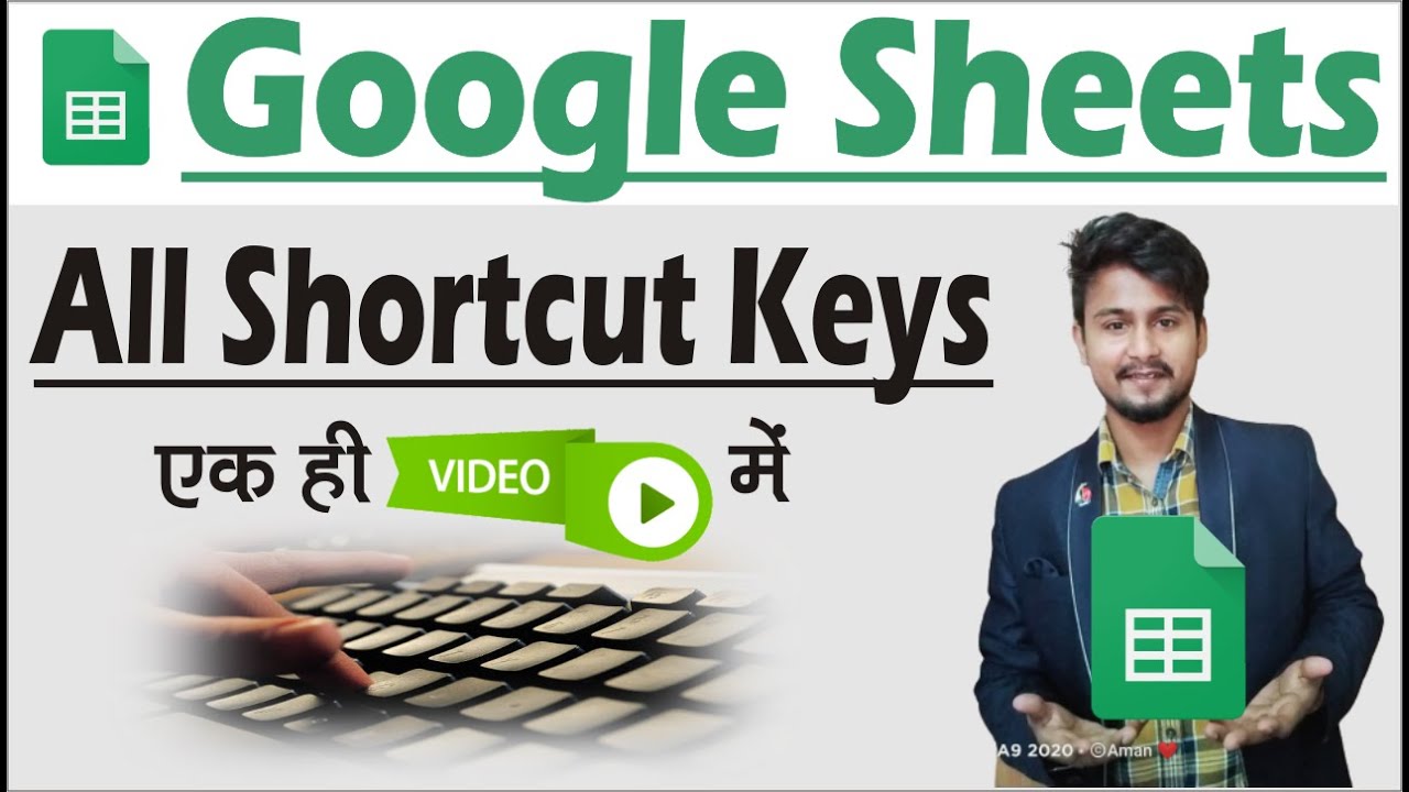 Google Sheets Shortcut Keys YouTube Google Sheets Shortcut Keys YouTube