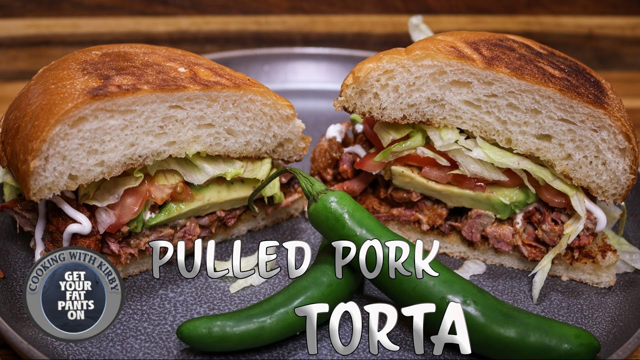 Mexican Pulled Pork Sandwich - Smoked Carnitas - Mexican Food - Pit ...
