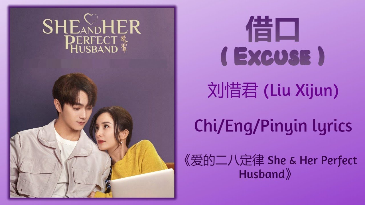 借口 (Excuse) - 刘惜君 (Liu Xijun)《爱的二八定律 She & Her Perfect Husband》Chi/Eng/Pinyin lyrics - YouTube