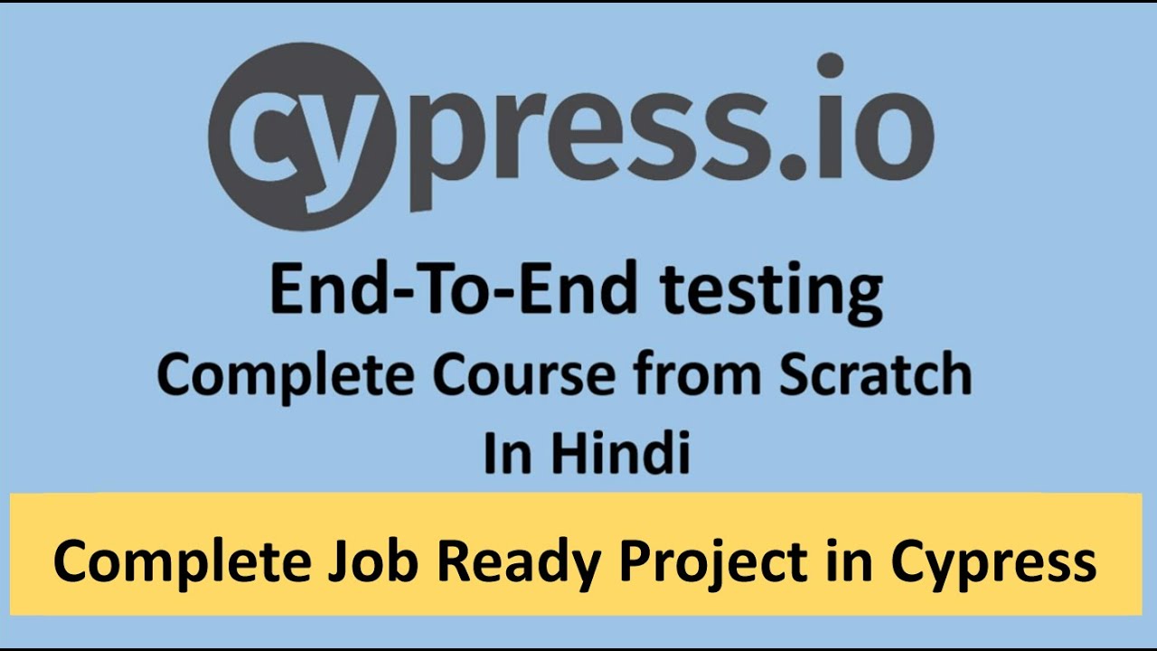 Job Ready Project in Cypress | Live Project - YouTube