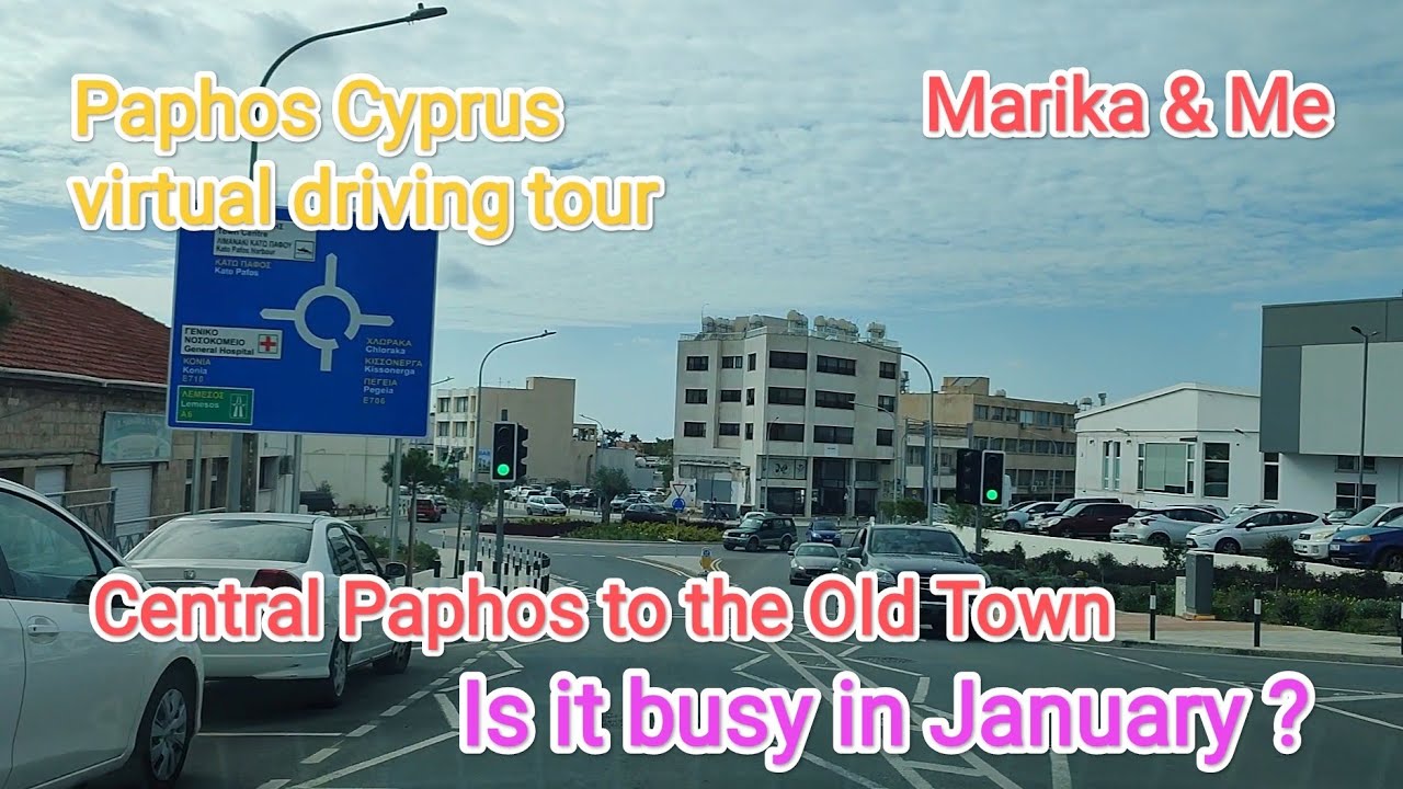 Let's see if the Old Town is busy in January.. Paphos Cyprus - YouTube
