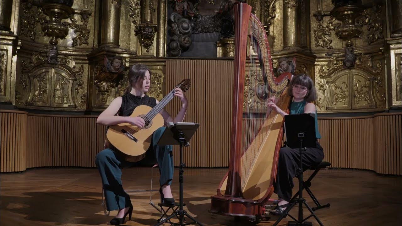 Introduction and Fandango by Luigi Boccherini for Harp and Guitar - Duo Boreal - YouTube