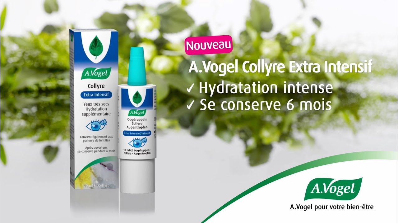 A.Vogel Collyre Extra Intensif - Yeux secs et fatigués - YouTube