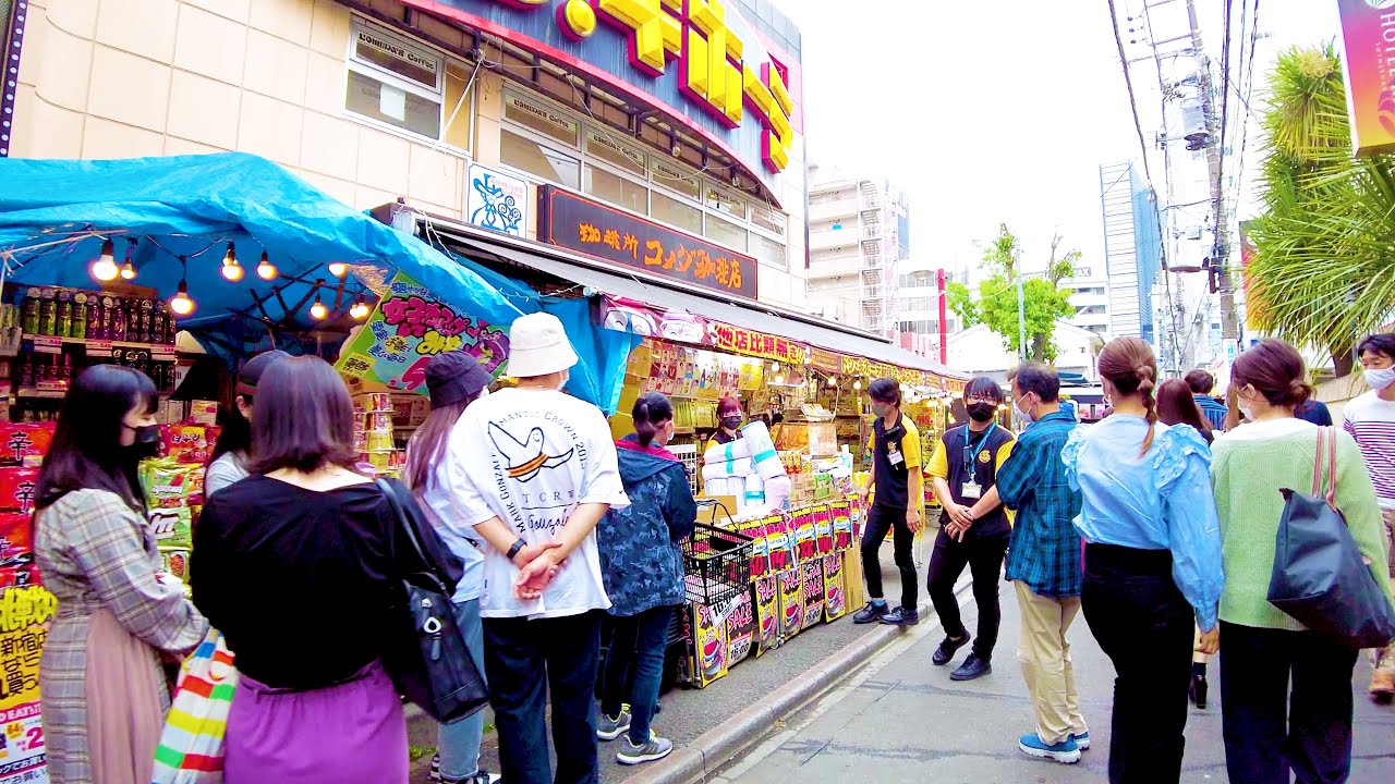 [Okubo Walk in Tokyo] Lively K-pop town ♪ (4K ASMR non-stop 1 hour 2 ...