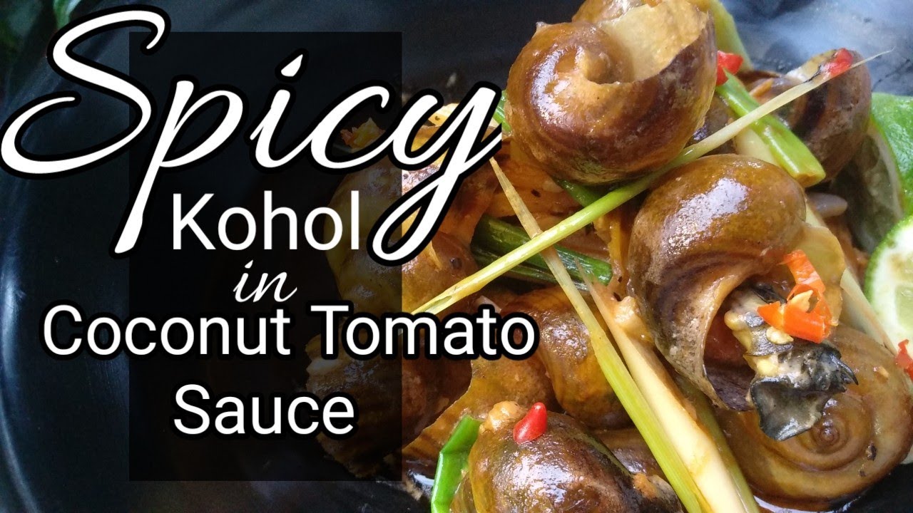 Spicy Kohol (River Snail) in Coconut Tomato Sauce - YouTube